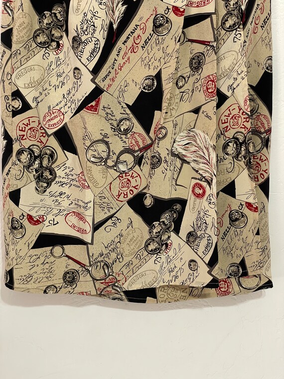 Vintage 1990’s real silk newsprint envelope letter mi… - Gem