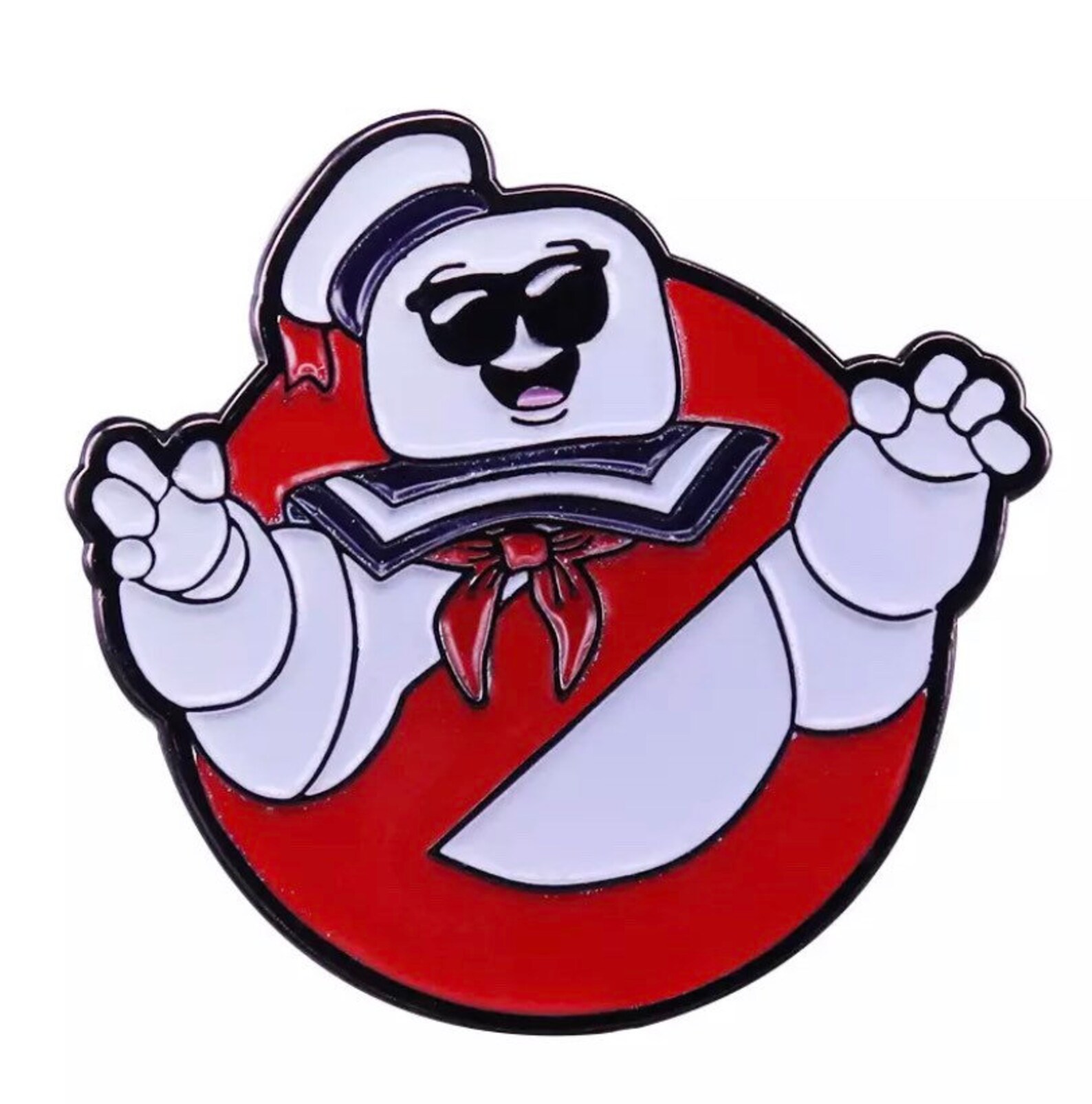 Ghostbusters Movie Signs Brooches Badges and Symbols Hats Bags Enamel ...