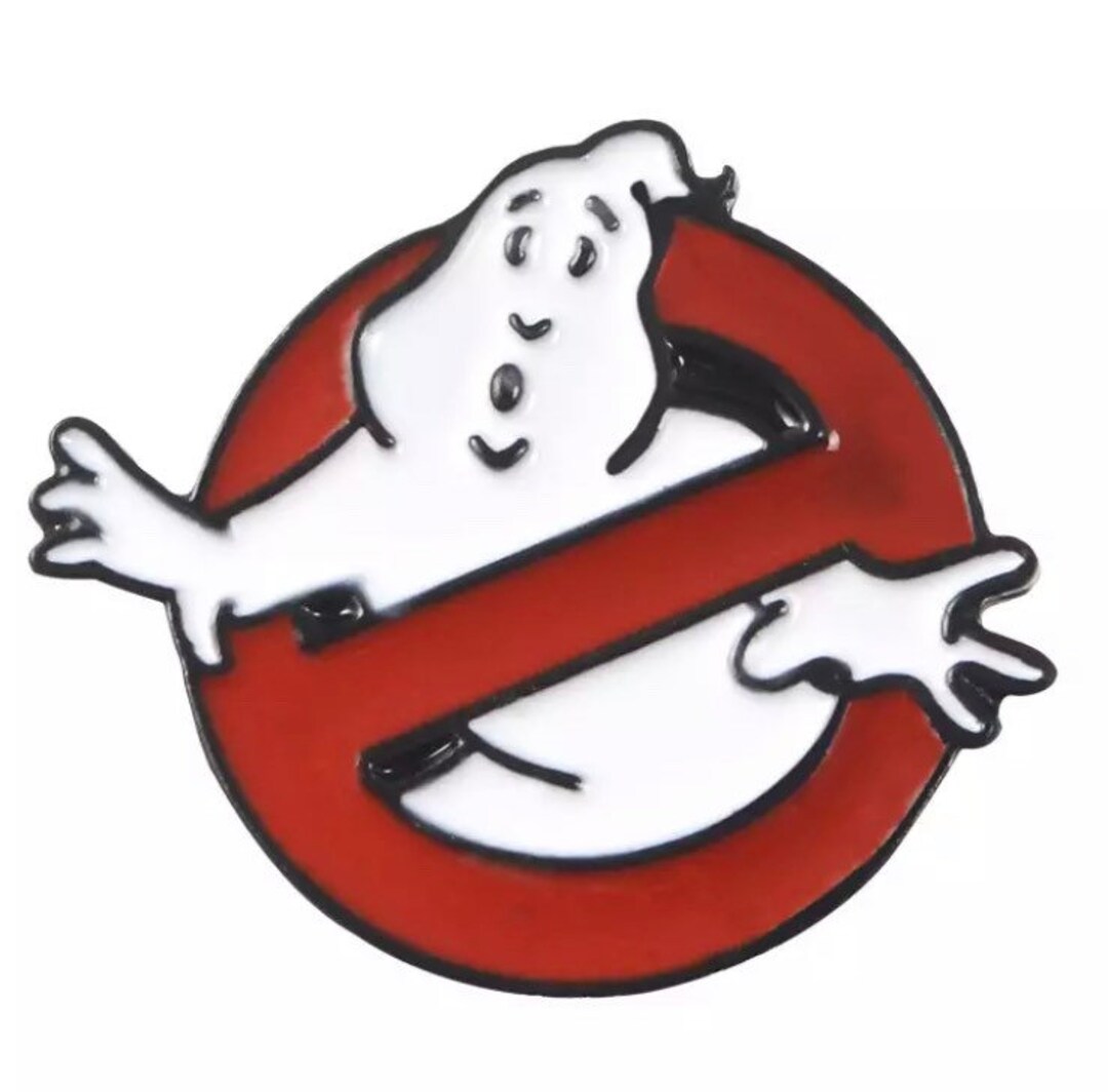 Ghostbusters Movie Signs Brooches Badges and Symbols Hats Bags Enamel ...
