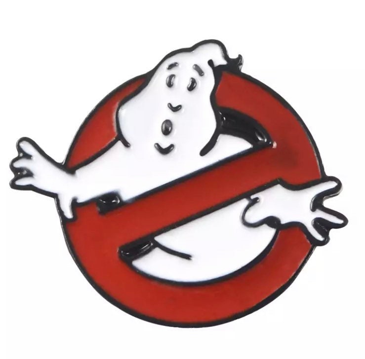 Ghostbusters Movie Signs Brooches Badges and Symbols Hats Bags Enamel ...