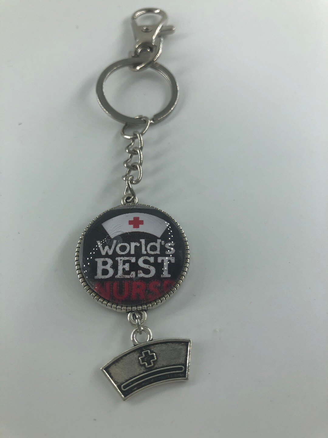 Worlds Best Nurse Key Ring With Lobster Clip - Etsy