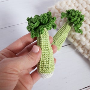 1 Piece - Crochet Celery , Play Food , Kitchen Decoration , Crochet ...