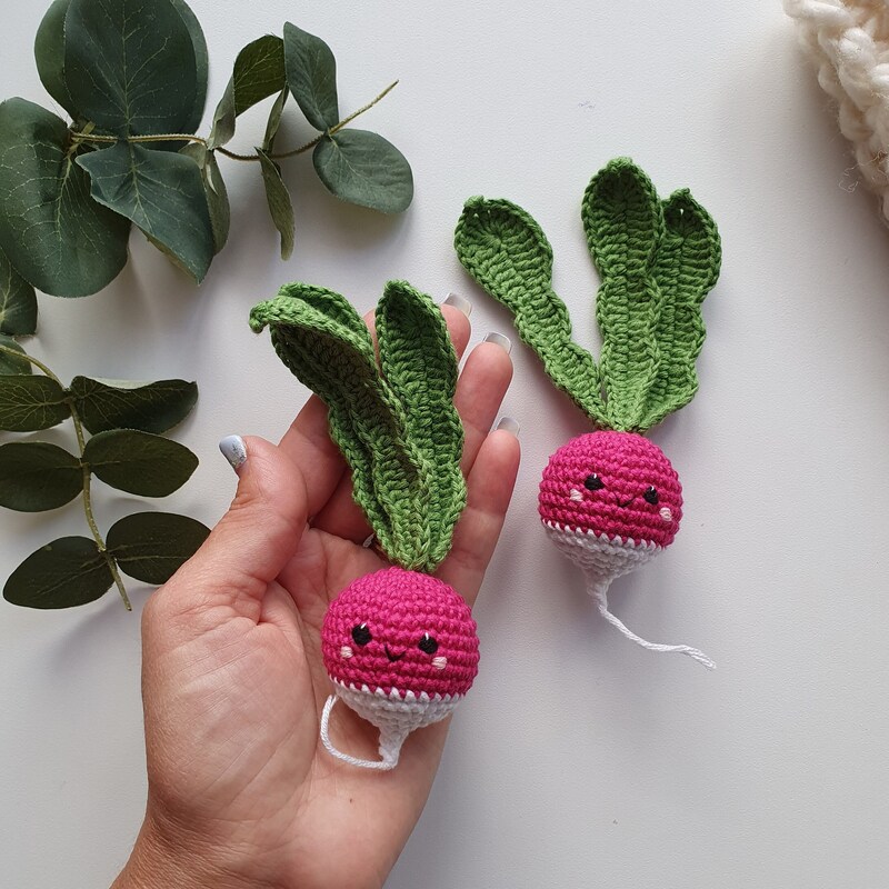 Crochet Radish - Etsy