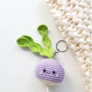 Turnip Kawaii Keychain - 1 Pc, Gift for Girls, Nursery Decor ...