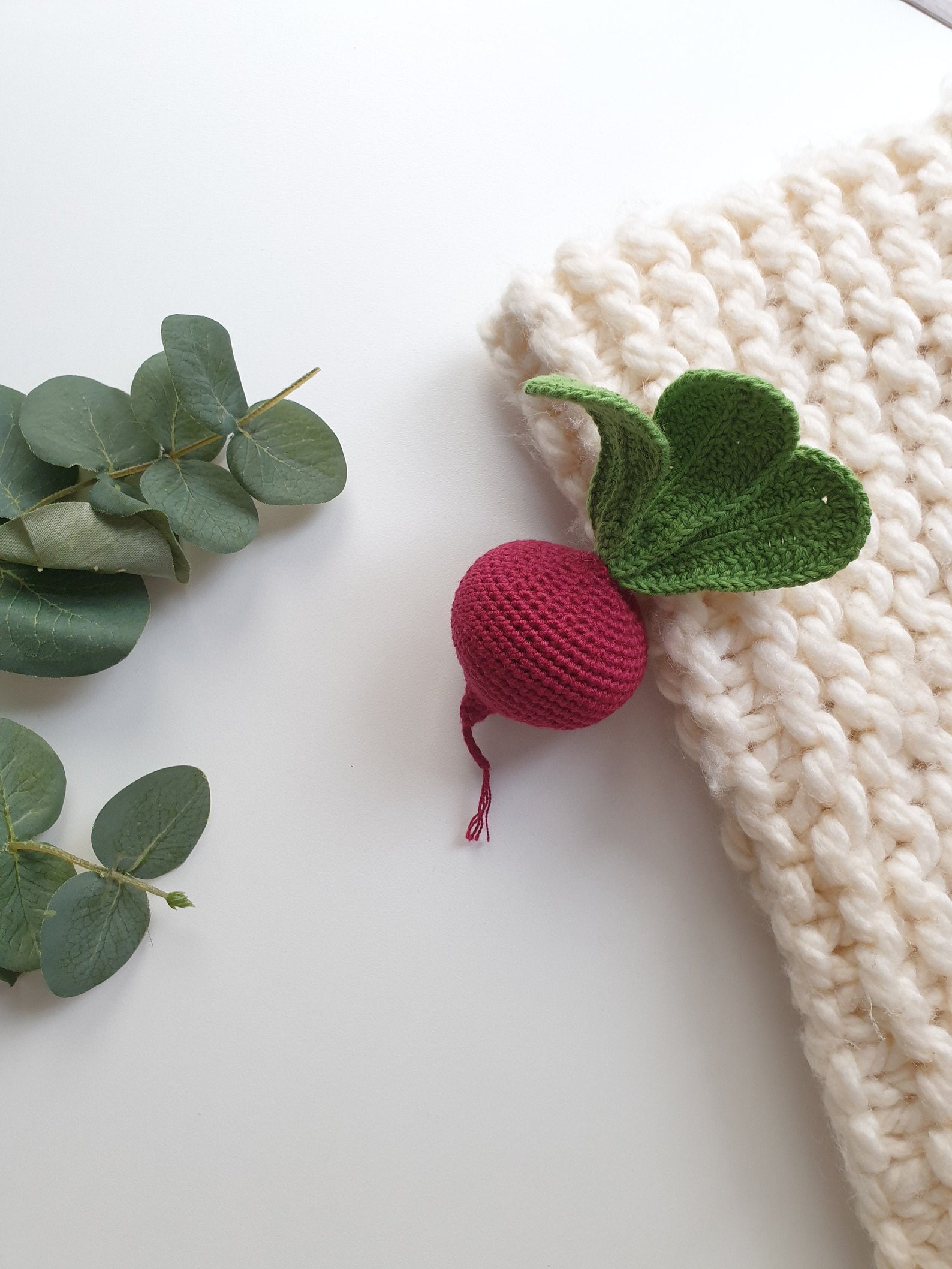 1 Pcs Crochet Beet Crochet Vegetables Teether Teeth Play - Etsy