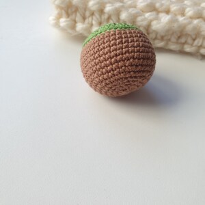 Crochet Kiwi Crochet Fruit Tether Toy Play Food Kitchen - Etsy