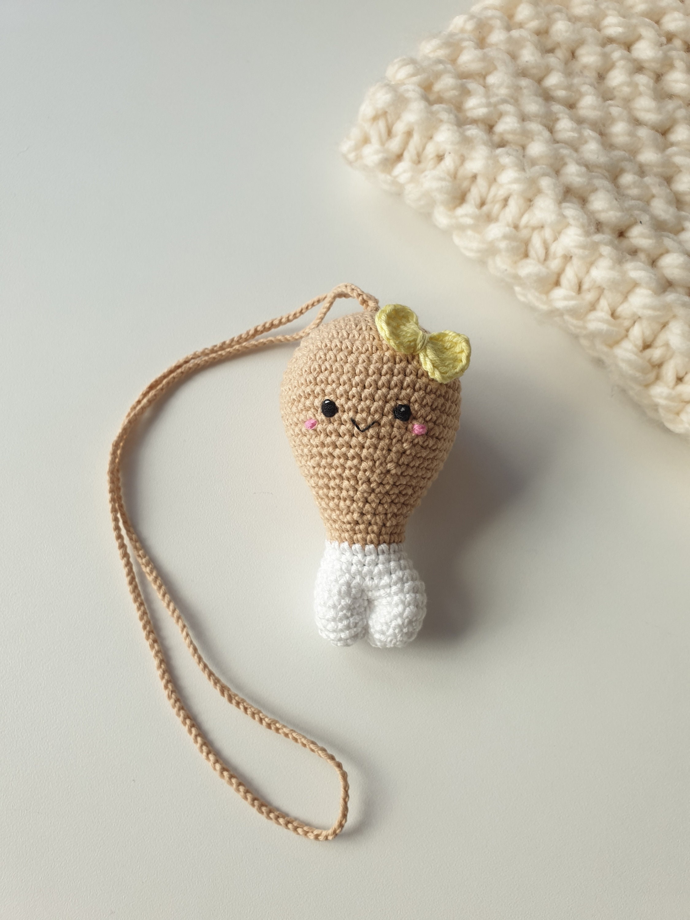 Baby Gum Toys Chicken's Leg Girl Baby Play Gymwood Gum - Etsy