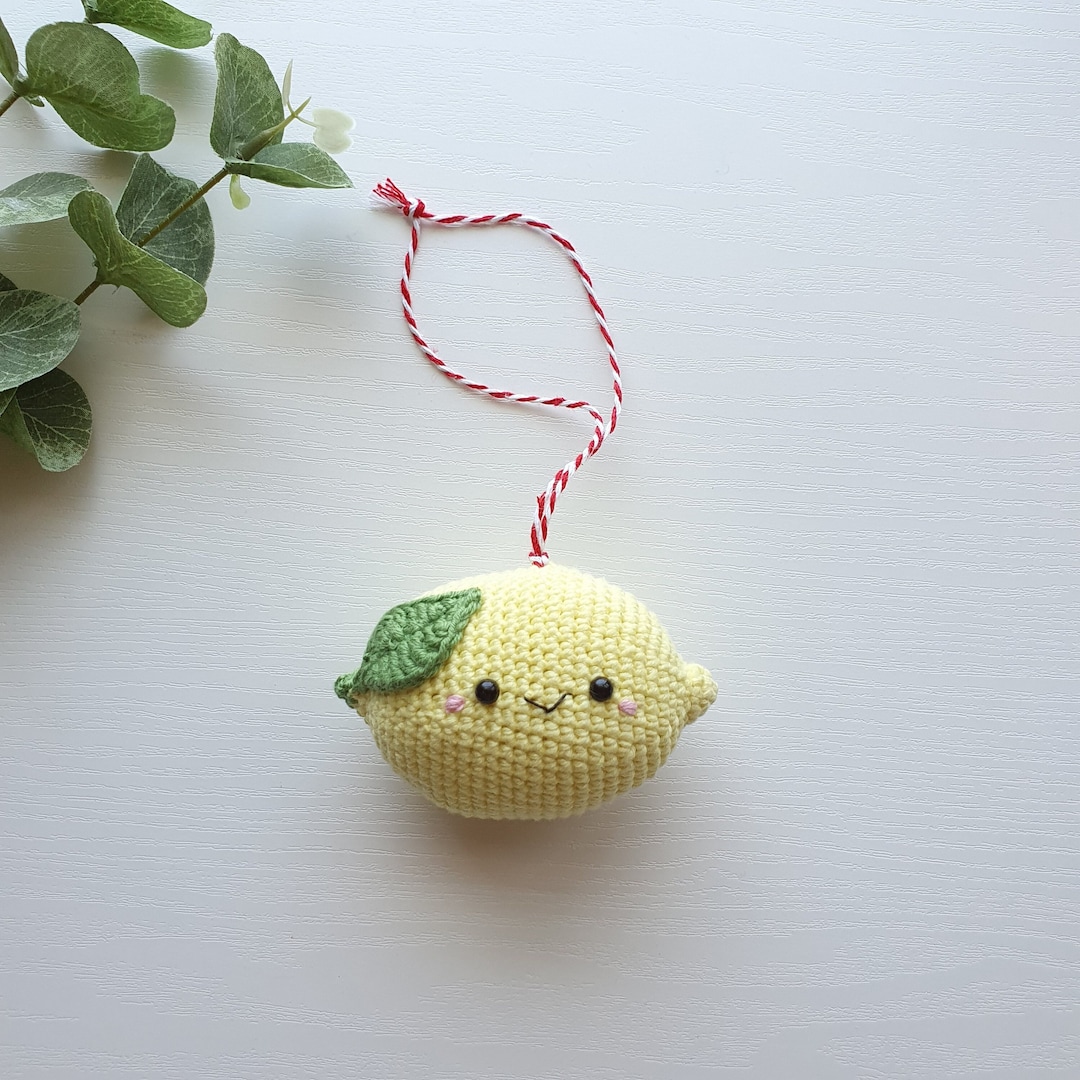 Christmas Ornament, Lemon Kawaii, Lemon Ornament, Kids Gift,christmas ...