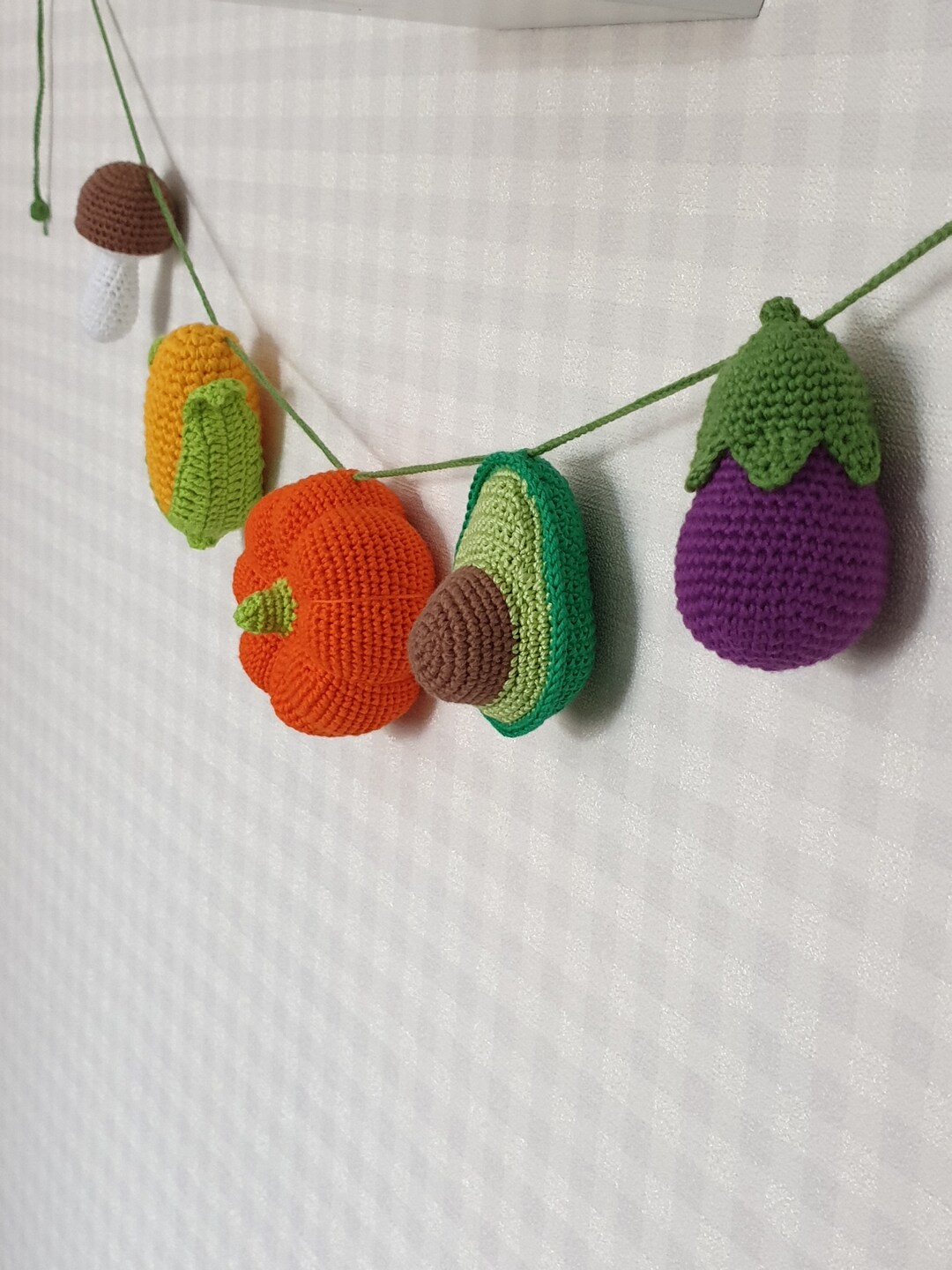Vegetable Toy 5 - Baby Garland From Vegetables, Gift for Child, Rattles ...