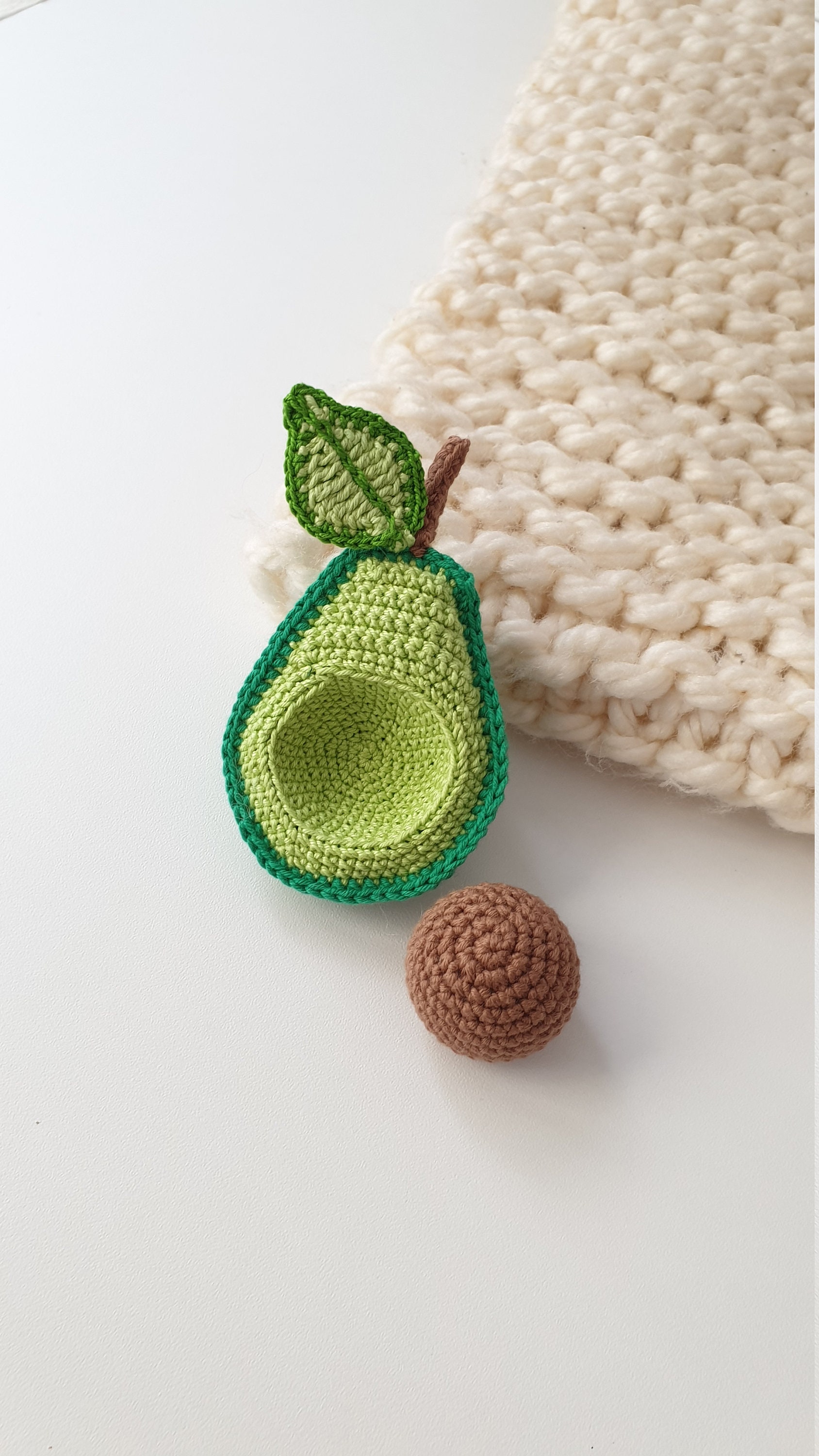Crochet avocado toy Crochet avocado Crochet toy food Play | Etsy