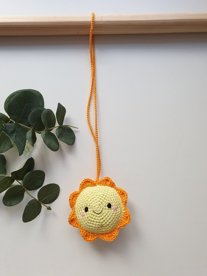 Sun Babu Play Gym Crochet Rattles Children's Decoration - Etsy