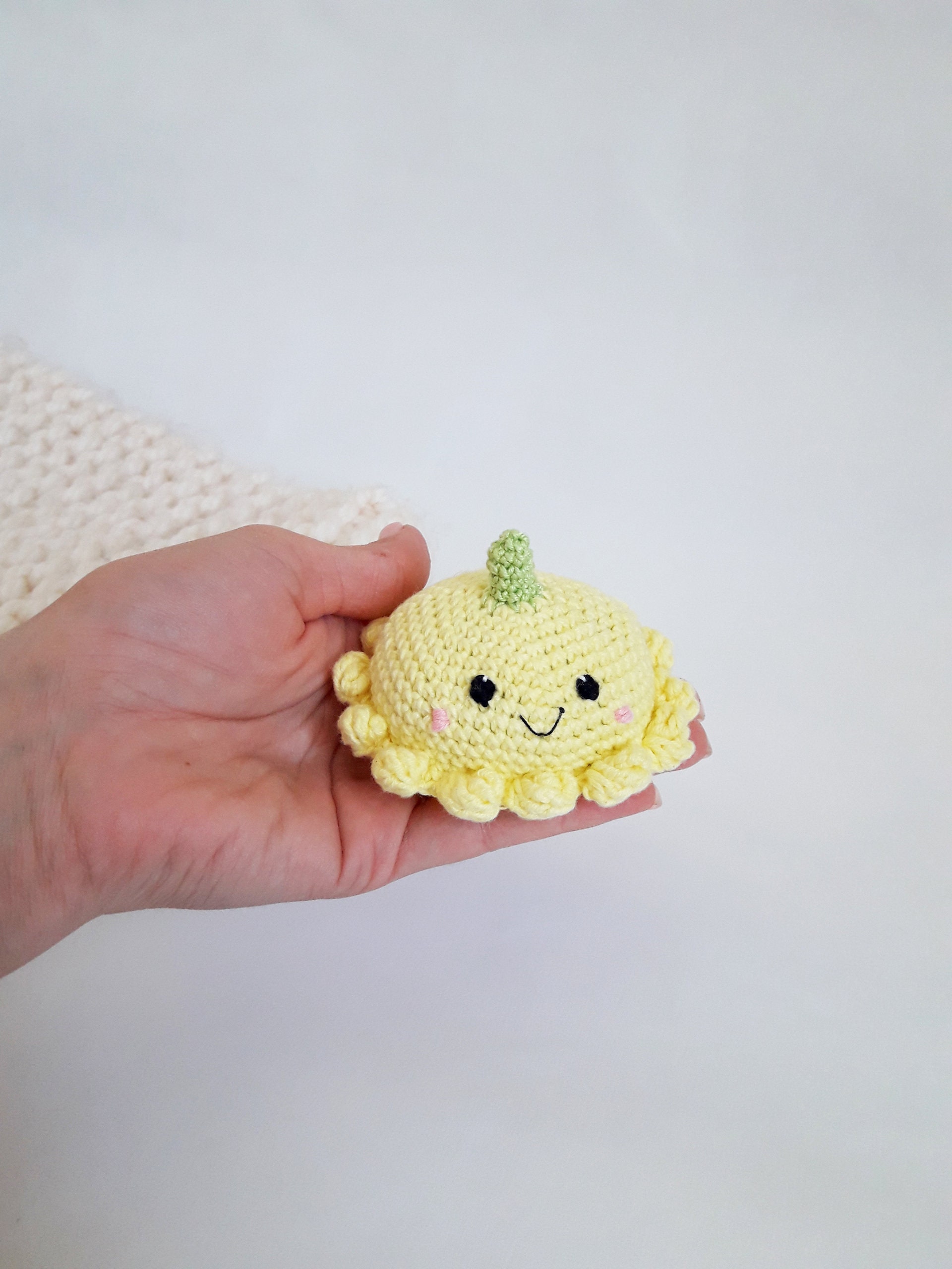 Crochet Squash Kawaiicrocheted Vegetables Play Food | Etsy