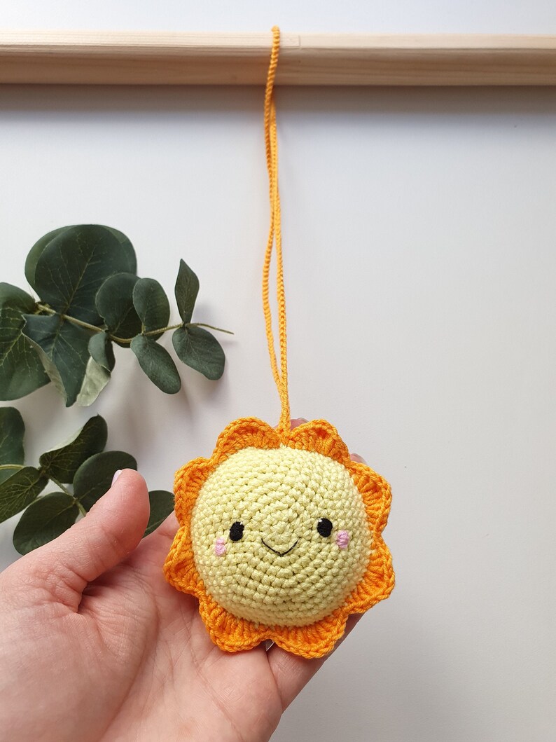 Sun Babu Play Gym Crochet Rattles Children's Decoration - Etsy