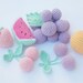 Crochet Fruit Rattle Grapes 1 PC Toy Pastel Colors-baby Shower Gift ...