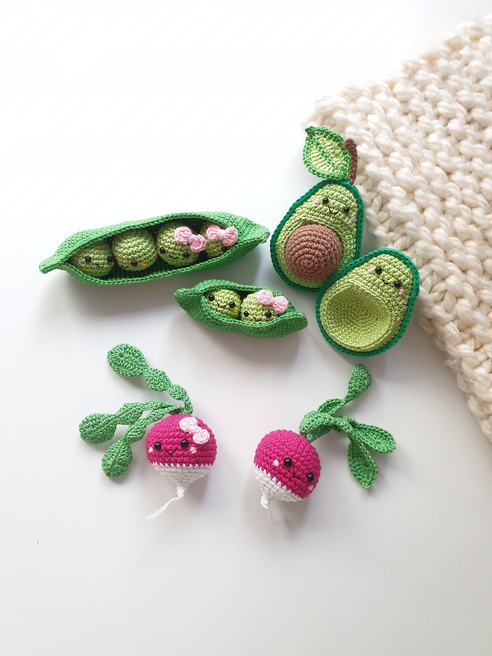 Crochet Radish 1pc Baby Shower Gift Nursery Decor Room - Etsy
