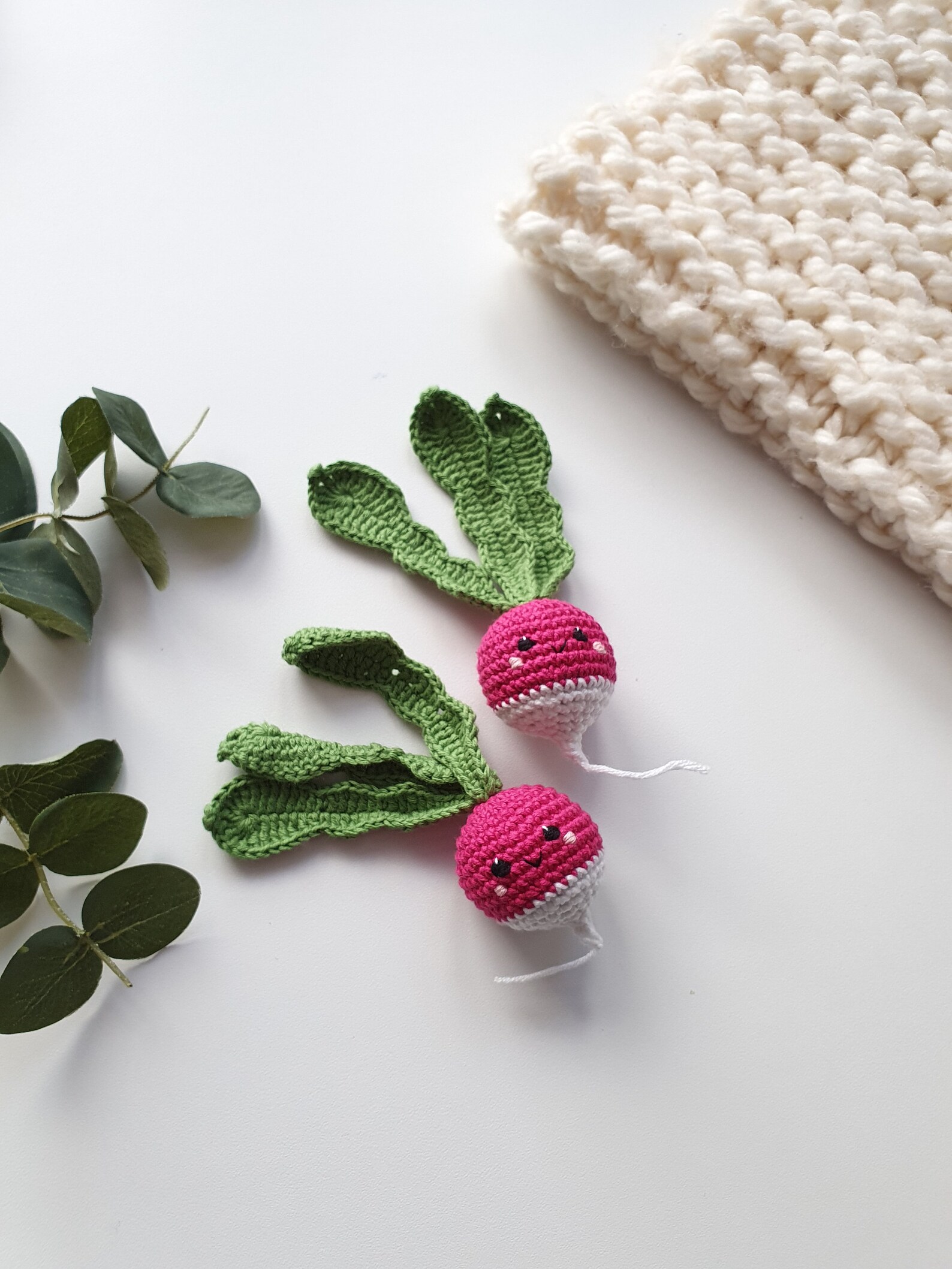 Crochet Radish 1pc Baby Shower Gift Nursery Decor Room - Etsy