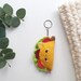 Taco Kawaii Keychain ,crochet Taco, Taco Keychain, Food Kawaii, Crochet ...