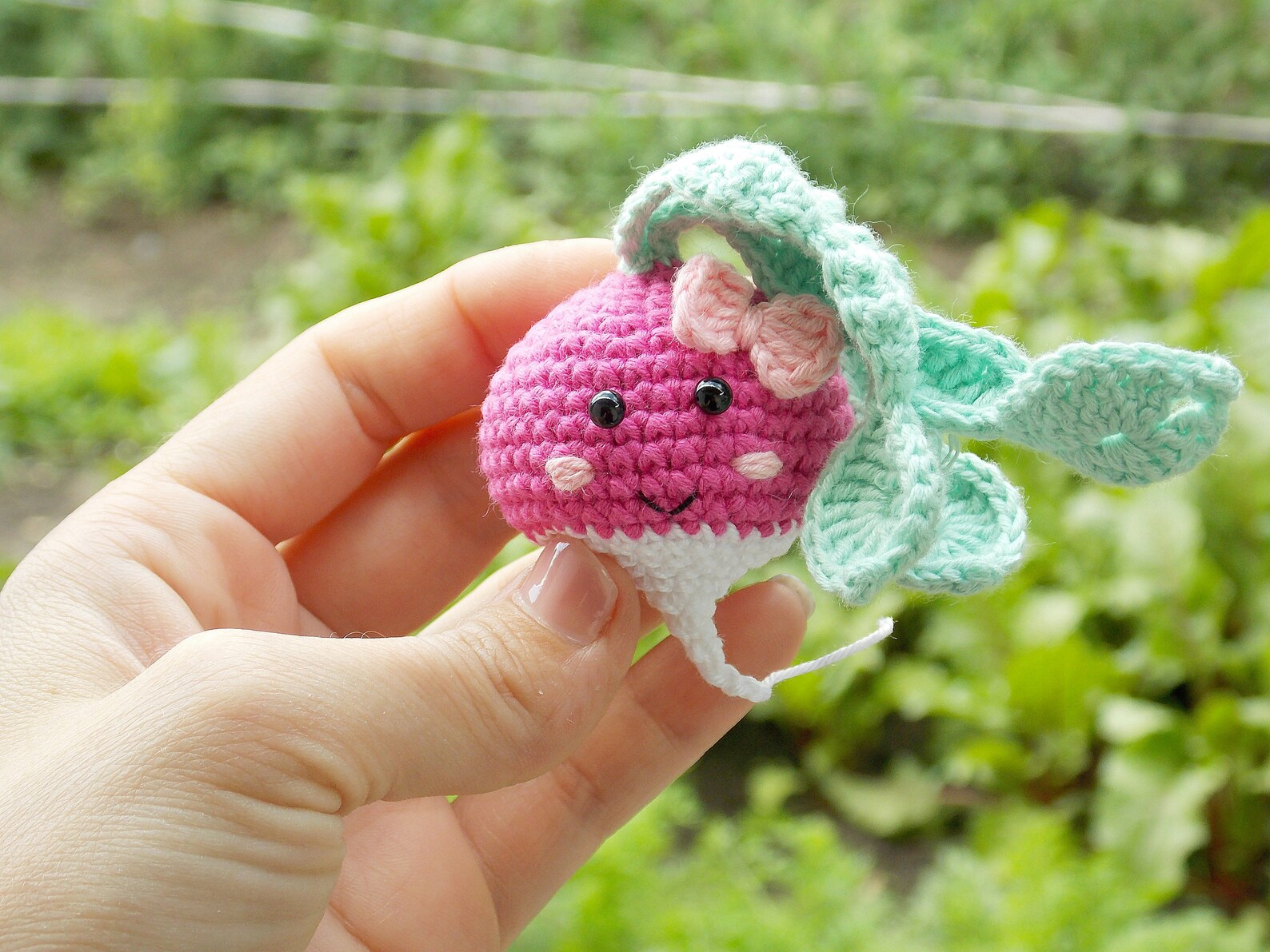 Crochet radish kawaii 1 Pc Baby Shower Gift nursery decor | Etsy