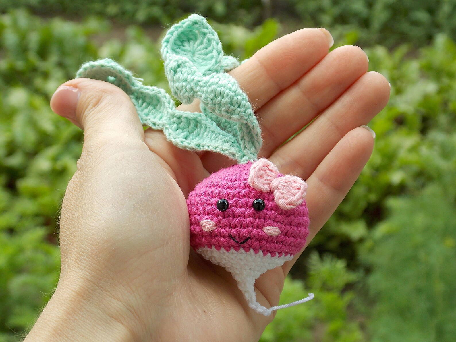 Crochet radish kawaii 1 Pc Baby Shower Gift nursery decor | Etsy