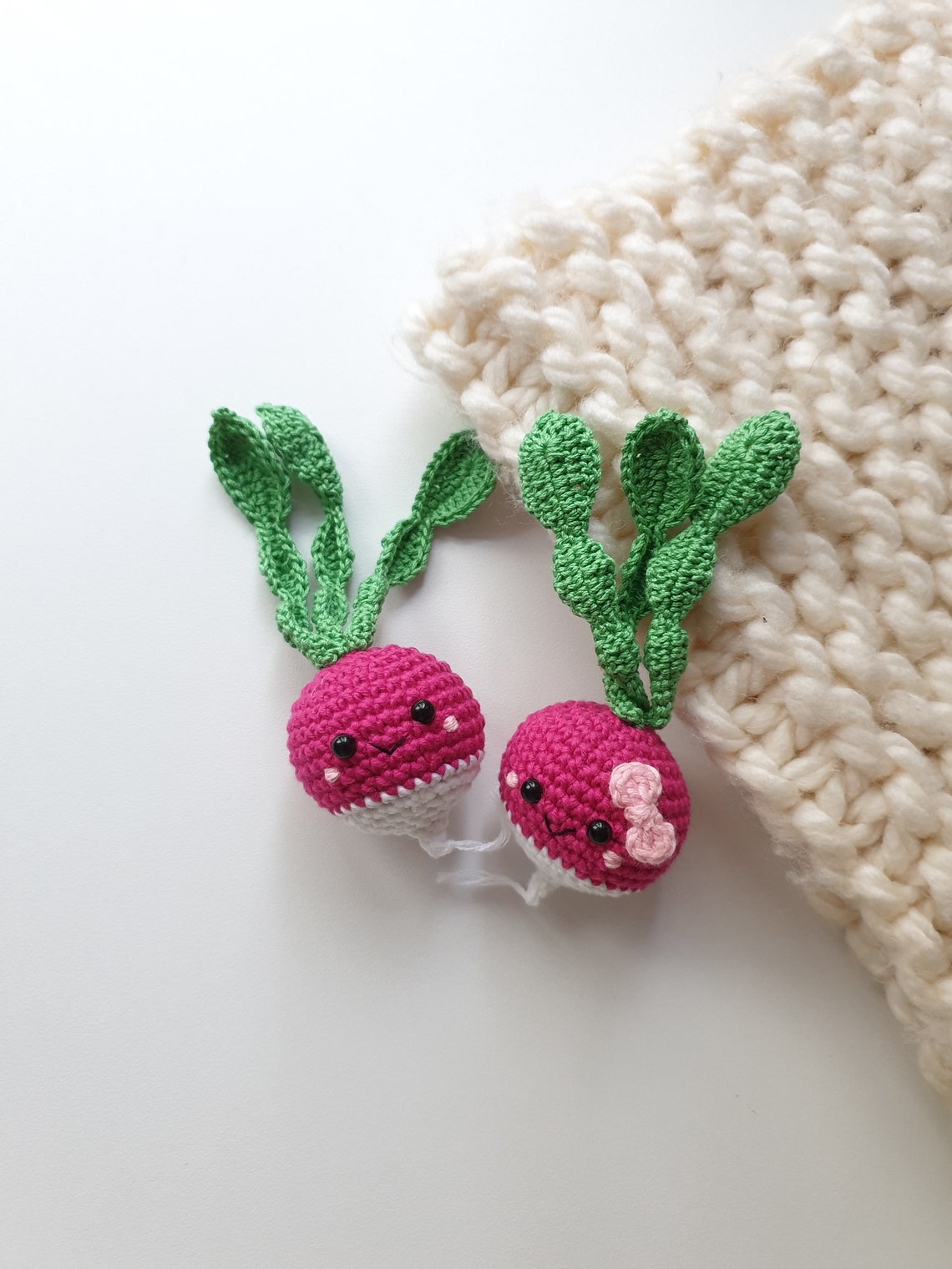 Crochet Radish 1pc Baby Shower Gift Nursery Decor Room - Etsy