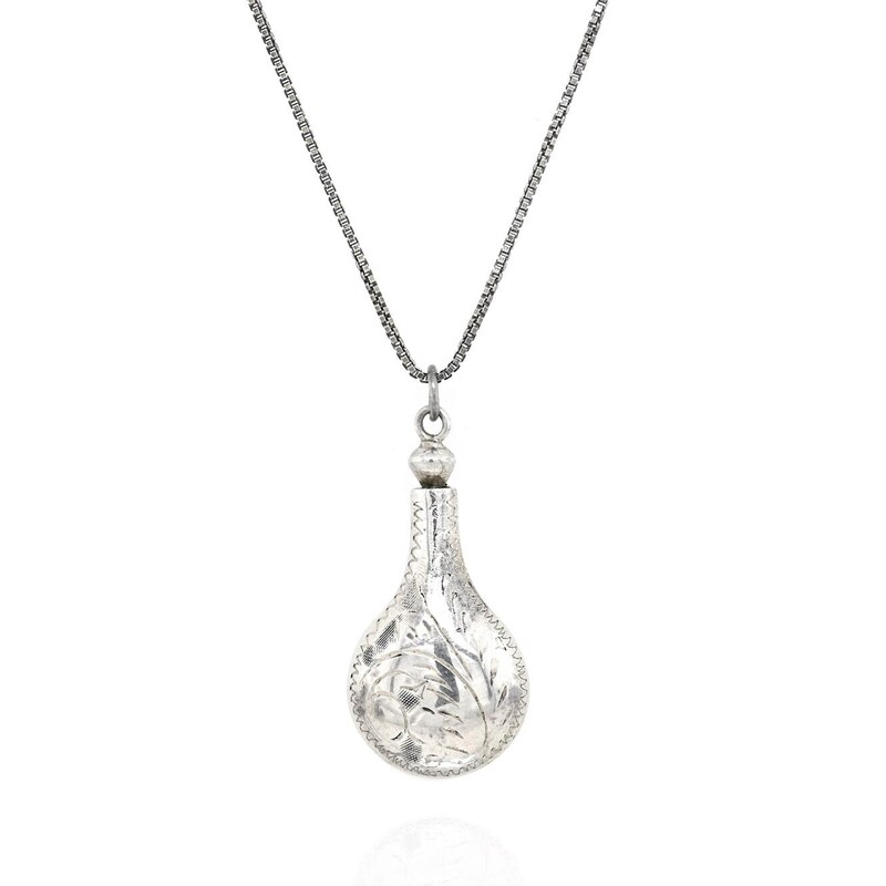 Perfume Bottle Necklace - Etsy