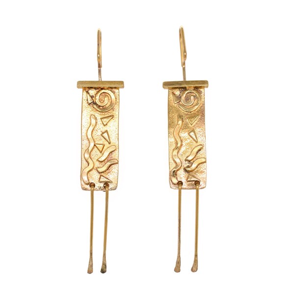 Abstract Earrings - Etsy
