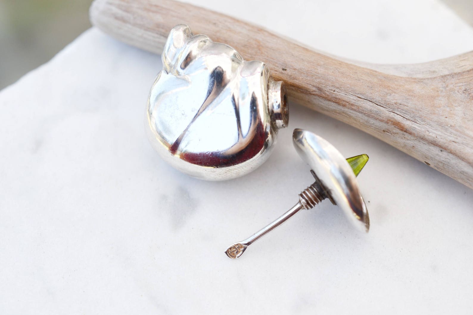 Sterling Silver Sleeping Mexico Man Perfume Brooch With | Etsy