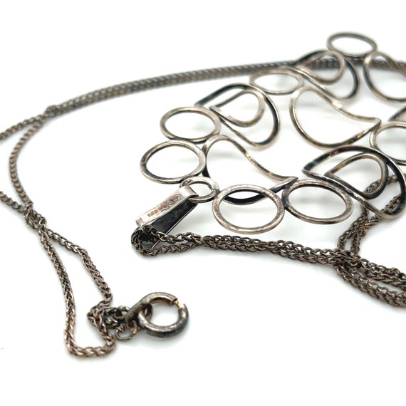830 Silver Scandinavian Necklace, Silver Scandinavian… - Gem