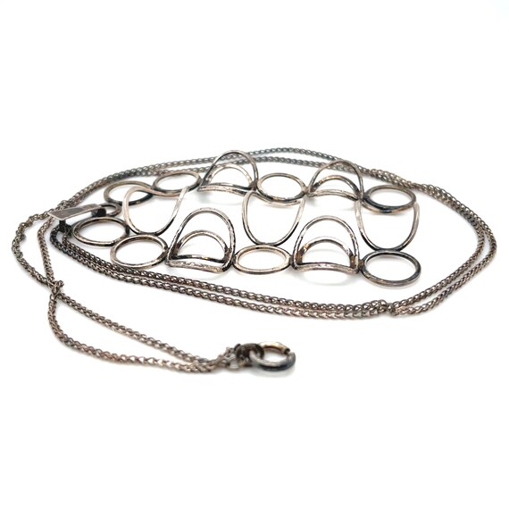 830 Silver Scandinavian Necklace, Silver Scandinavian… - Gem