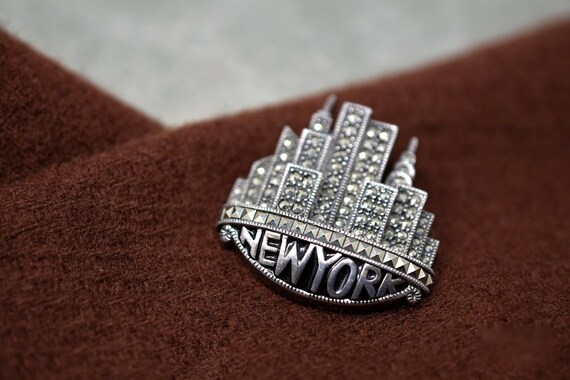 Judith Jack Logo Judith Jack Sterling Silver Marcasite And Crystal