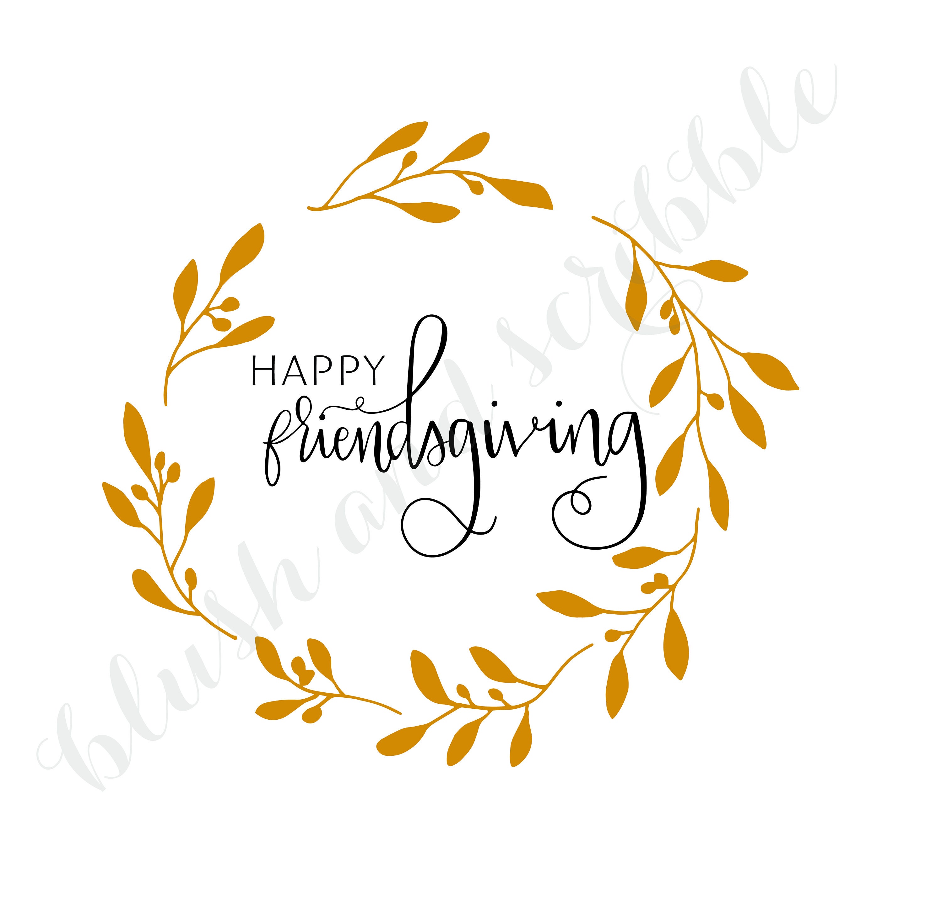 Friendsgiving Sign, Friendsgiving Print, Digital Download, Thanksgiving ...