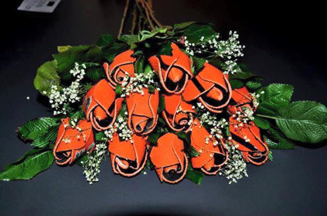 Single Basketball Rose - Etsy