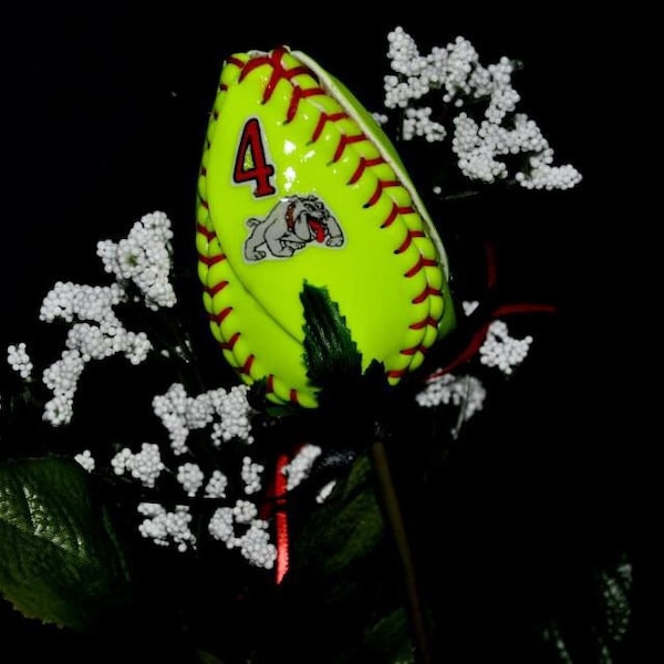 Softball Rose - Etsy
