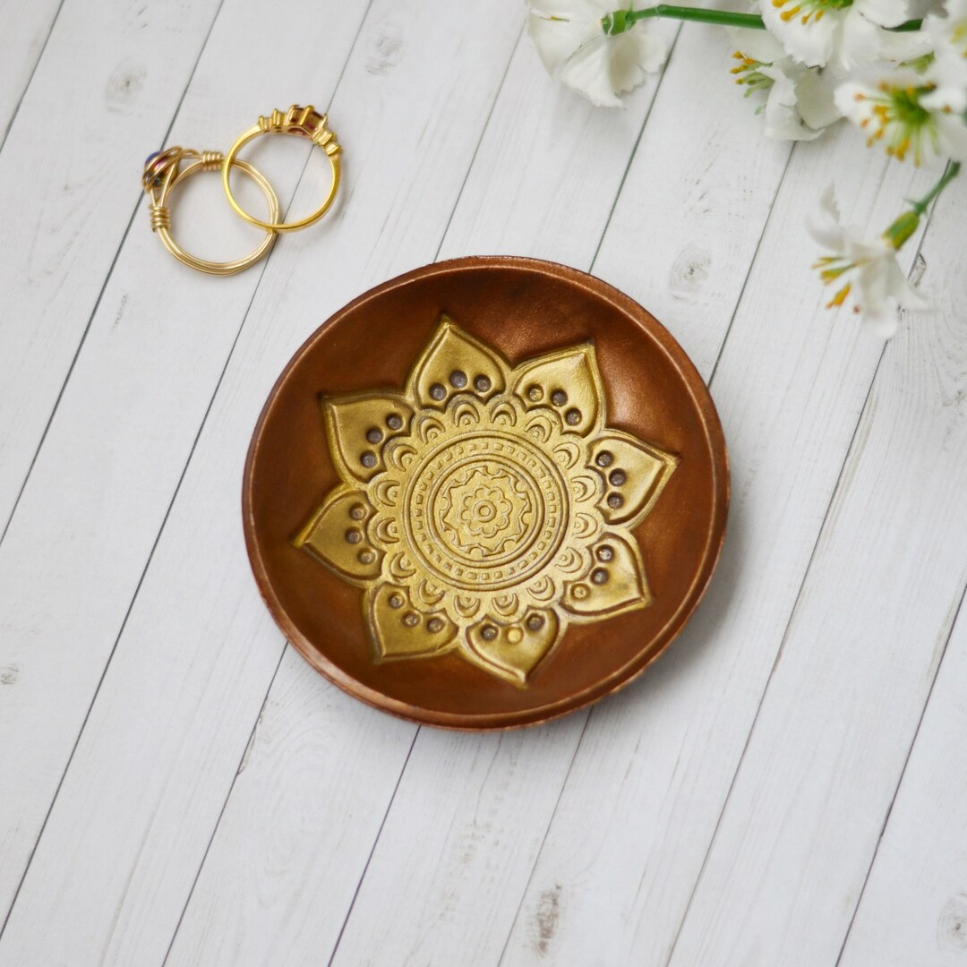 Mandala Ring Dish - Boho Wedding - Mandala Gift - Unique Handmade Gifts ...