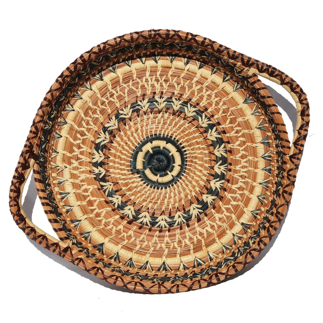 Pie Basket Handwoven With Handles - Etsy