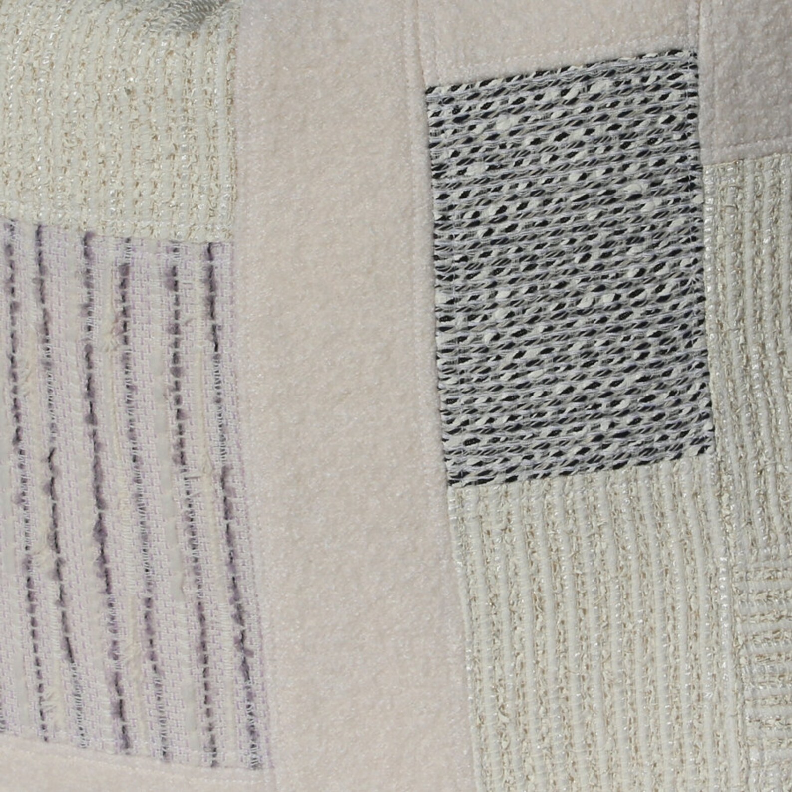 1/1 Vanilla Wool Patchwork Pillowcase / Handmade in USA - Etsy