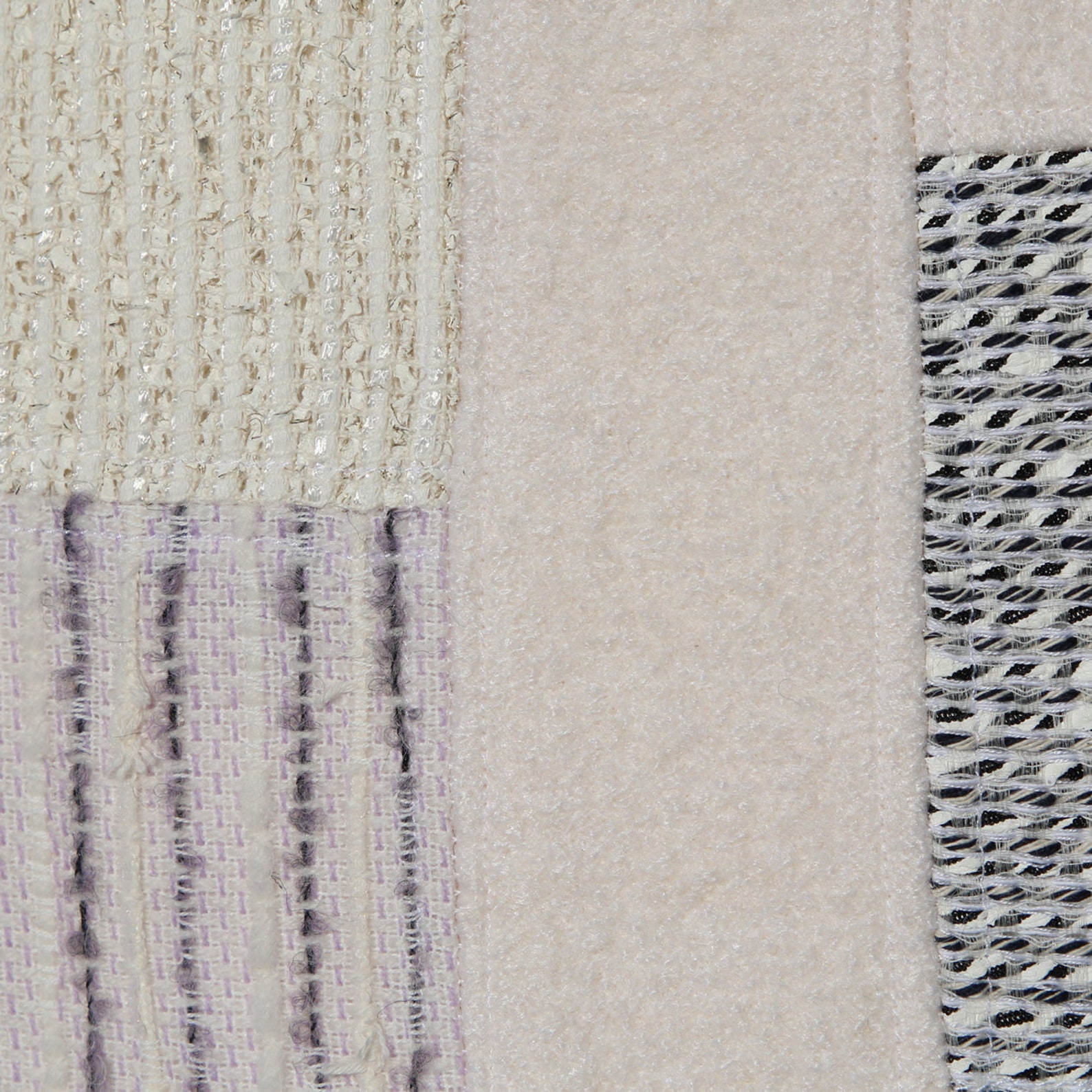 1/1 Vanilla Wool Patchwork Pillowcase / Handmade in USA - Etsy