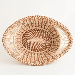Pine Needle Haida Handwoven Basket With Handles / 3 Sizes - Etsy