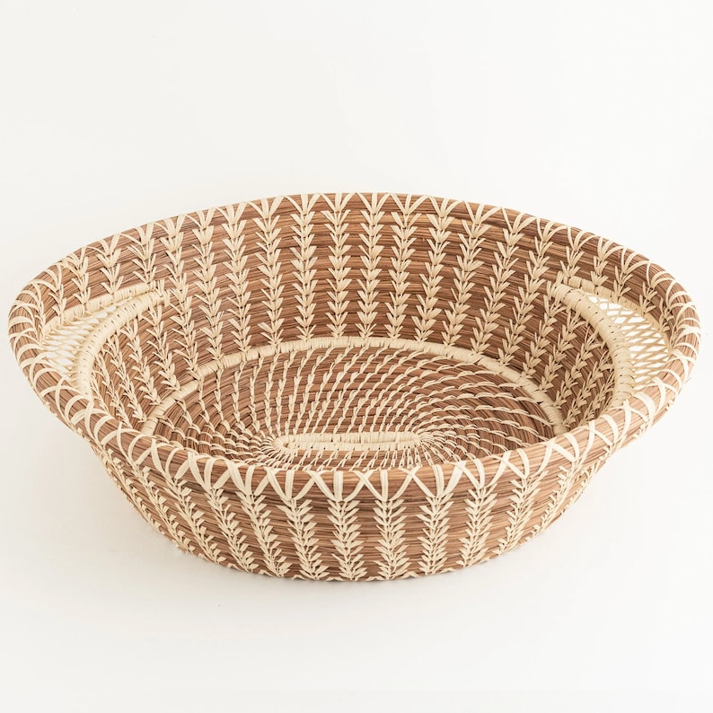Pine Needle Haida Handwoven Basket With Handles / 3 Sizes - Etsy