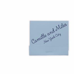 Editable Matchbook Design Template – Wedding Matchbooks, Wedding Favors ...