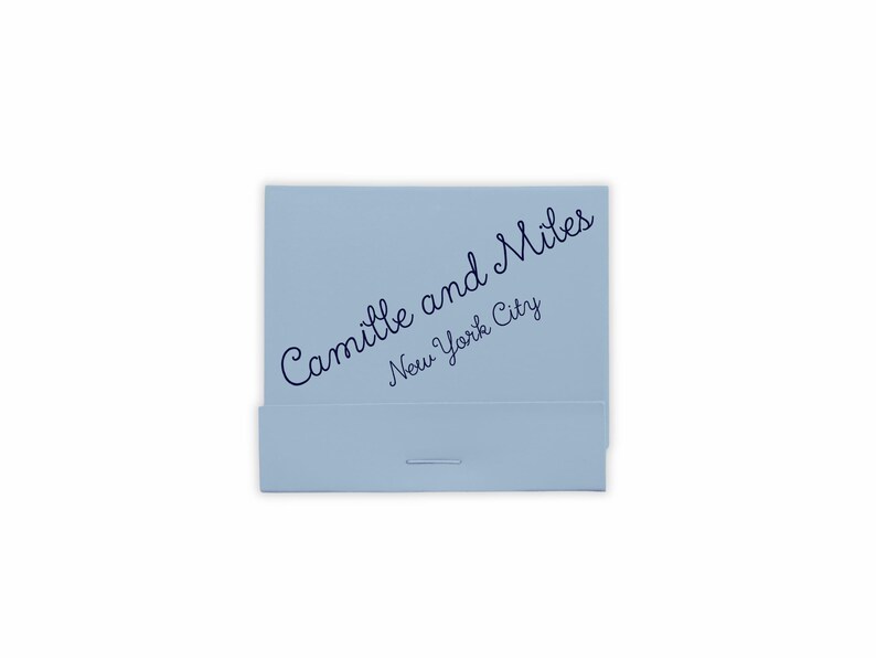 Editable Matchbook Design Template – Wedding Matchbooks, Wedding Favors ...