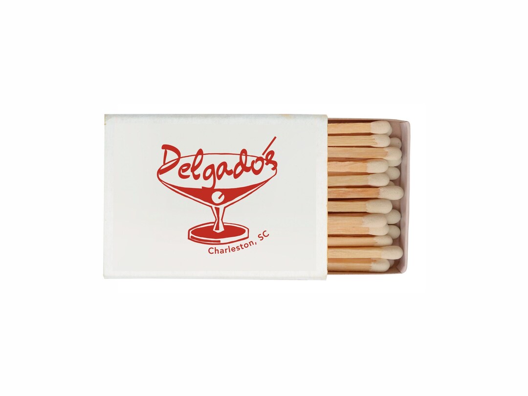 Editable Matchbook Design Template – Martini Glass, Wedding Matchbooks ...