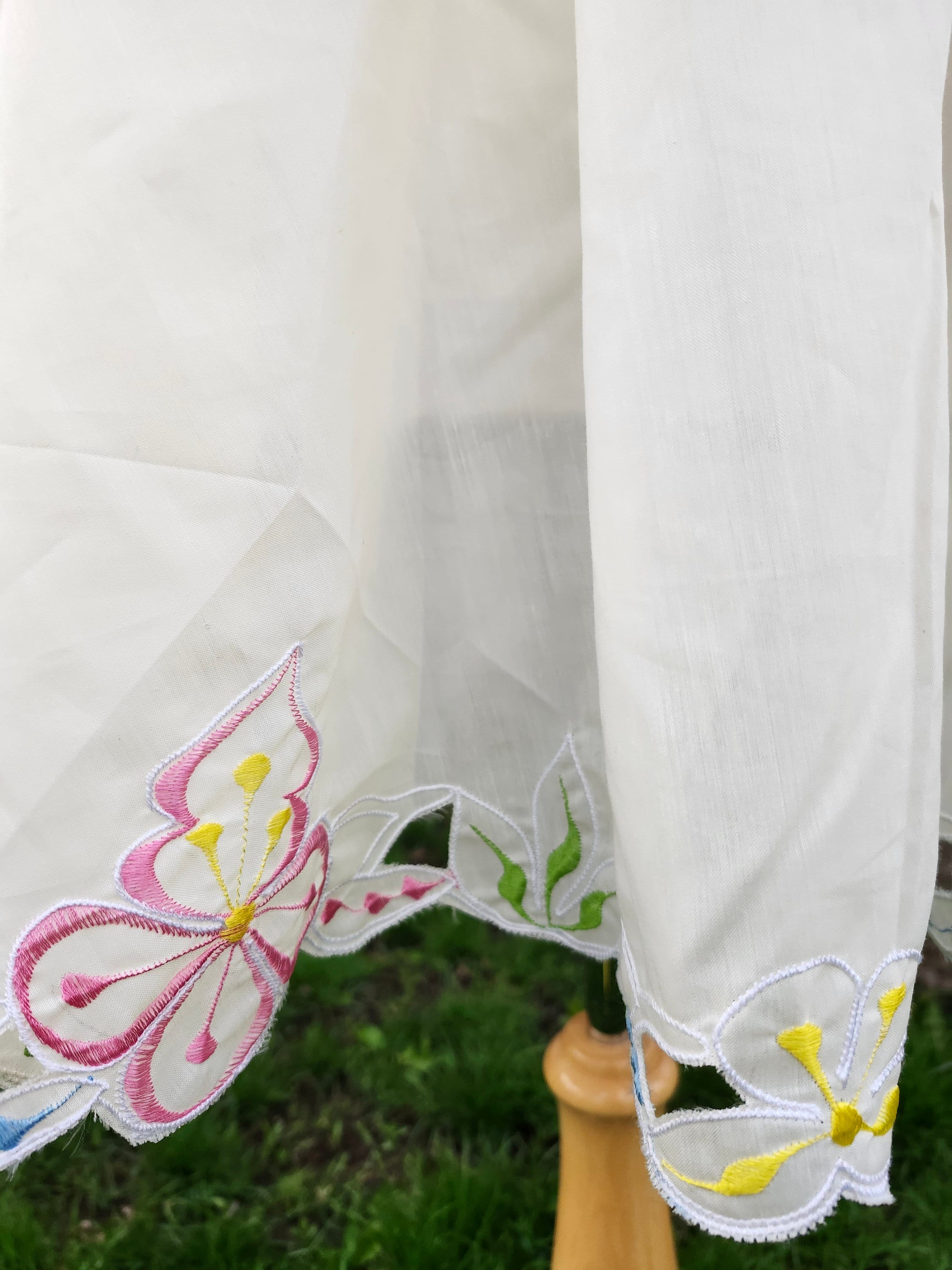 Upcycled Repurposed Embroidered Tablecloth Blouse. 3X. - Etsy