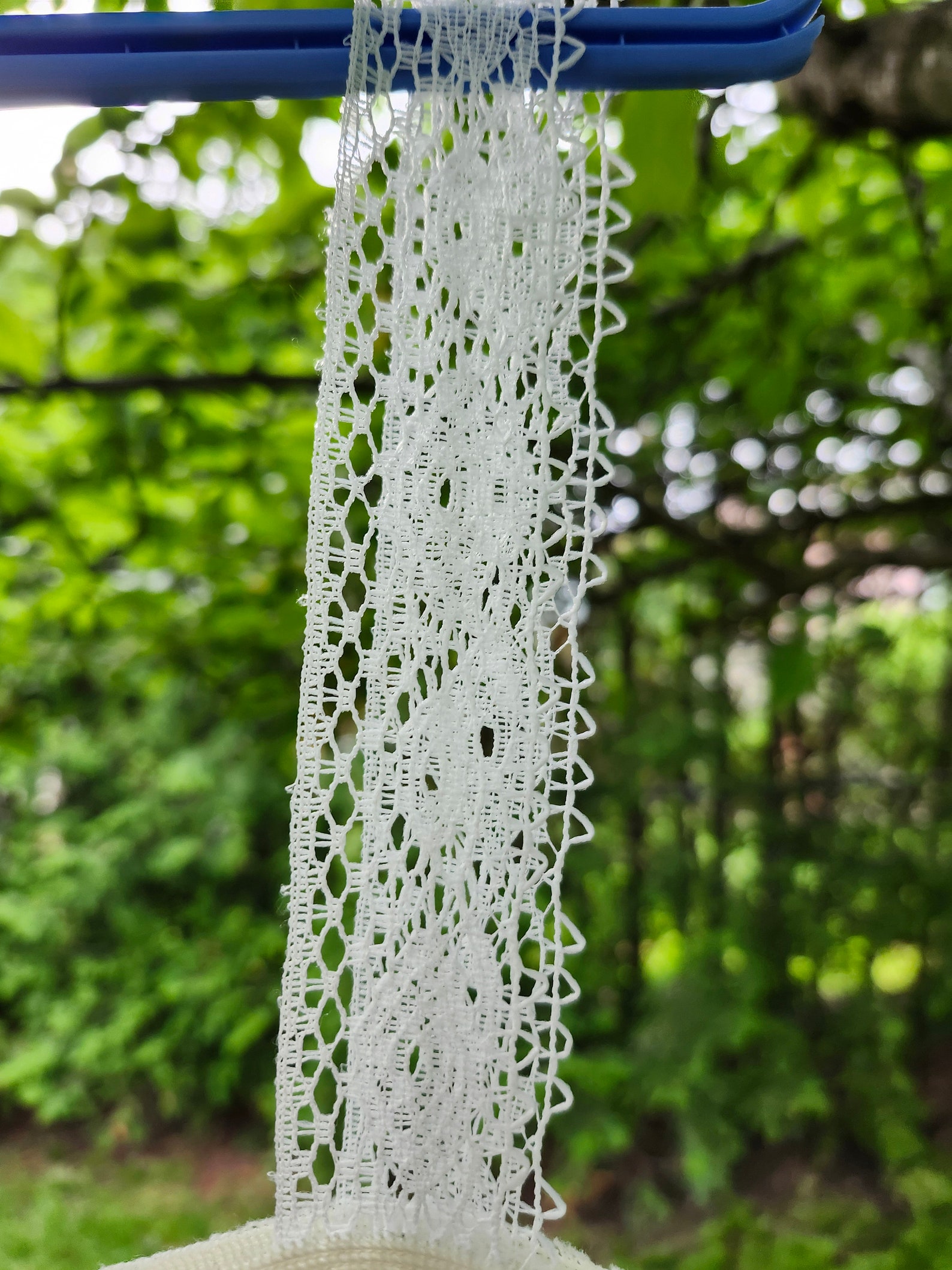 Upcycled Repurposed Lace Tablecloth and Eyelet Dress. Size Small/medium ...