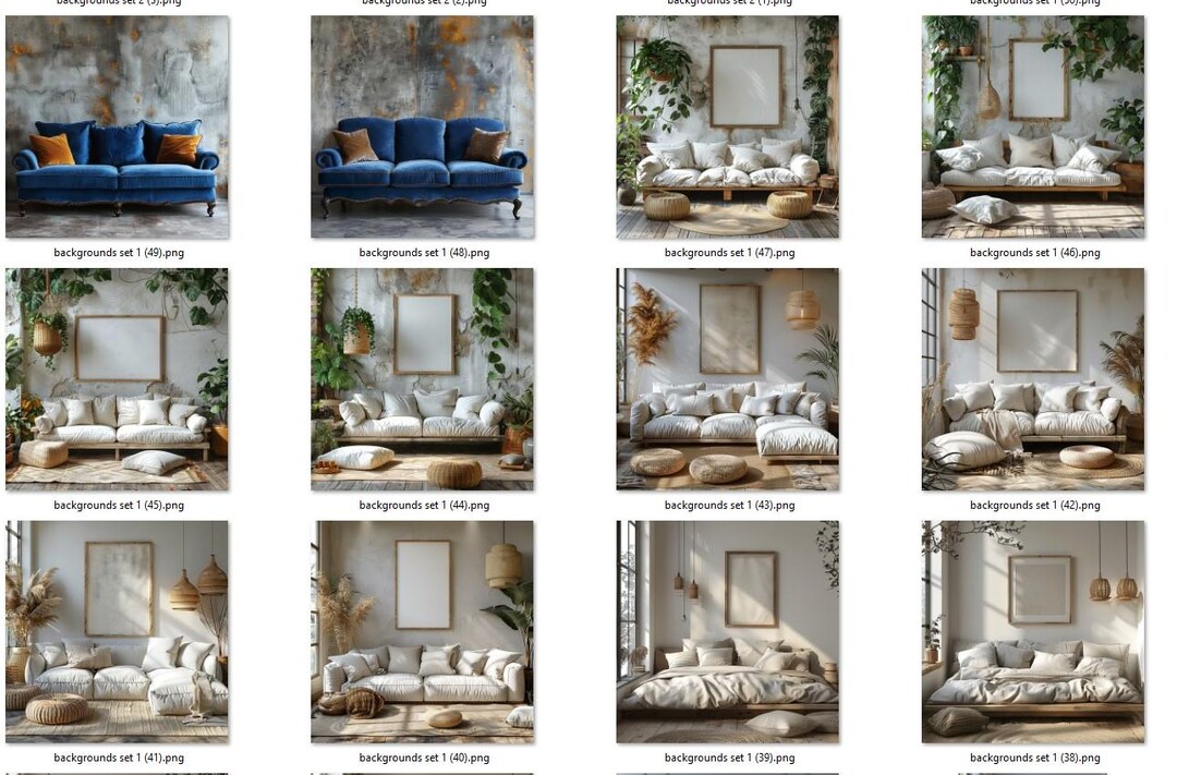 50 Upscale Interior Backgrounds for Product Placement , Digital ...