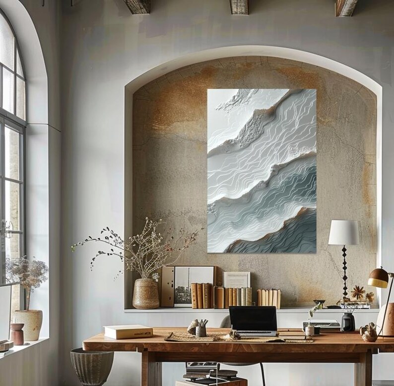 3 Plaster Art Looks, Digital Download, 3D Look Art, Upscale Art - Etsy