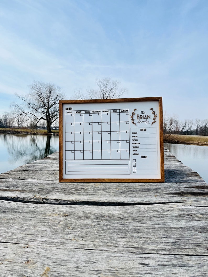 Customized Calendar With to Do List and Notes - Etsy