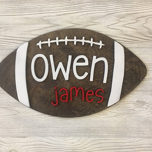 Football Plaque - Etsy