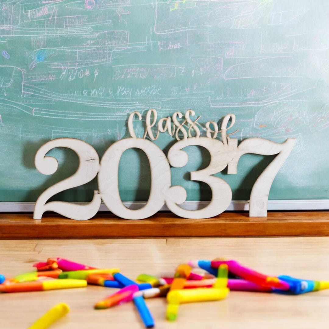 Kindergarten Class of Sign/class of 2037 Sign - Etsy