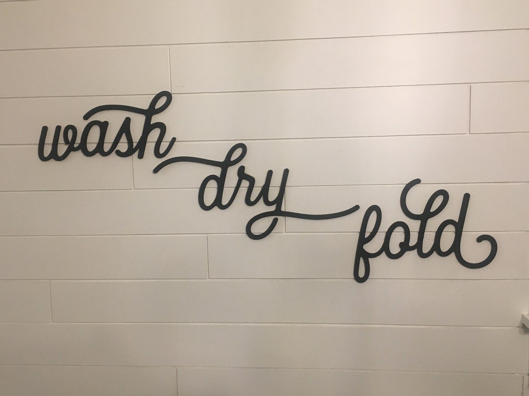 Laundry Words Set/ Laser Cut Vintage Laundry Set/ - Etsy